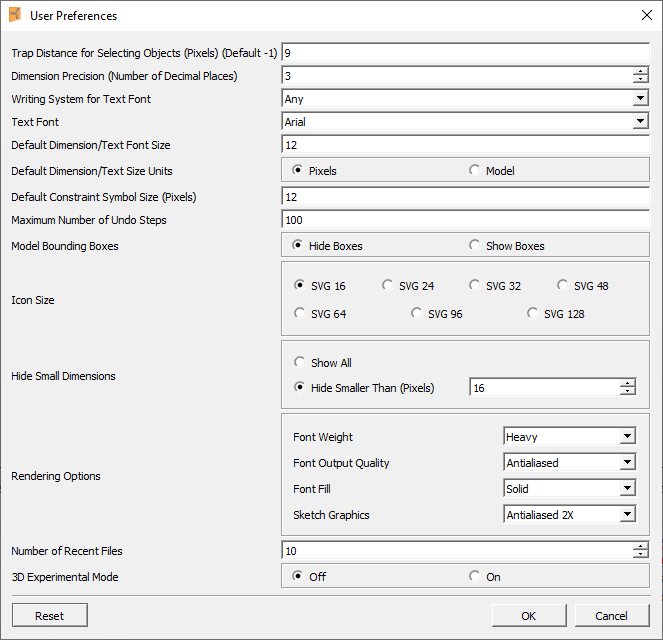 Setting User Preferences